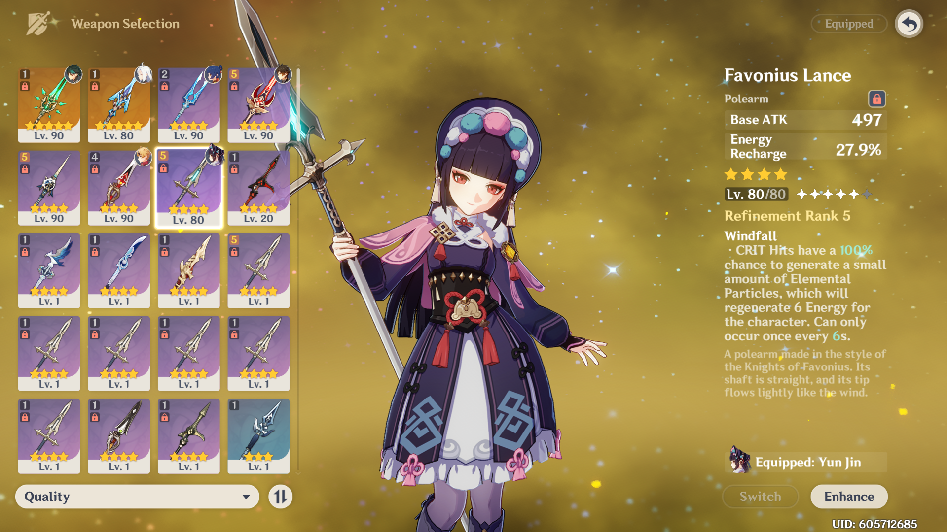 The best Yun Jin build in Genshin Impact - Gamepur