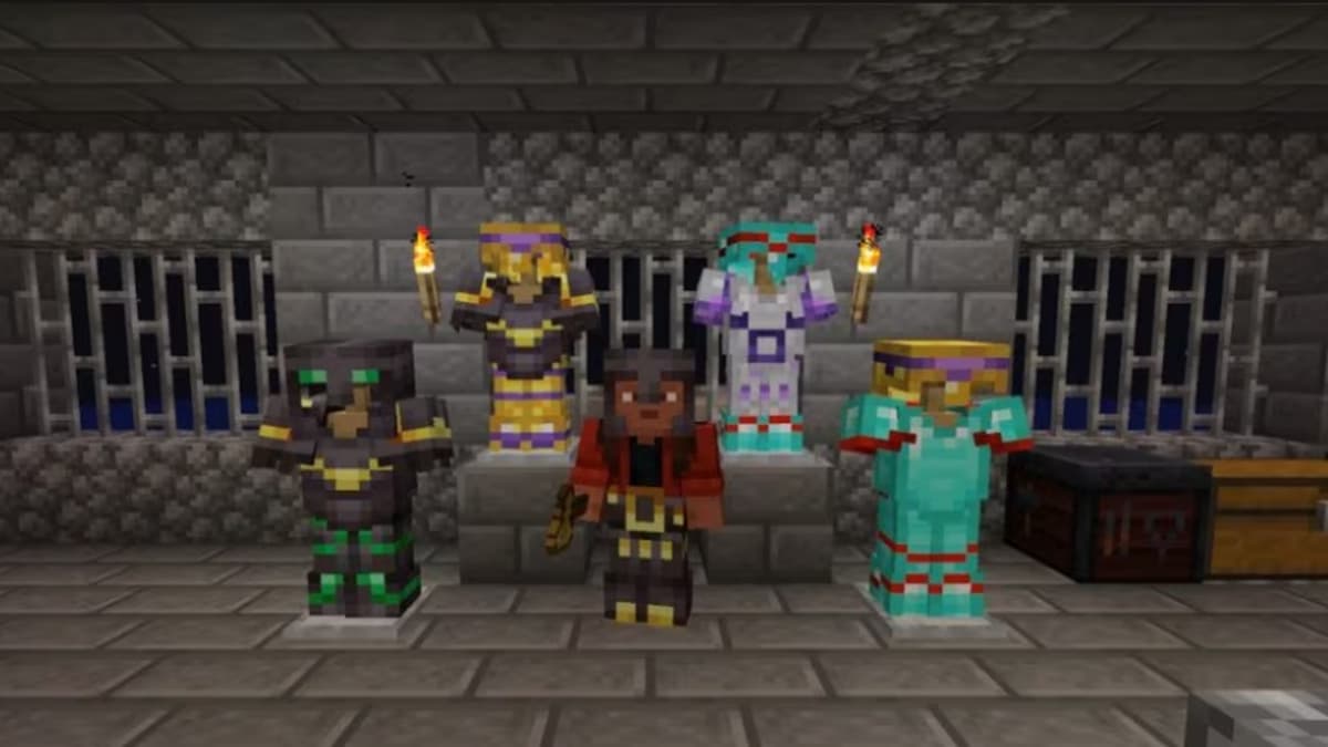 Minecraft's next update includes Armor Trims, will let you bling out ...