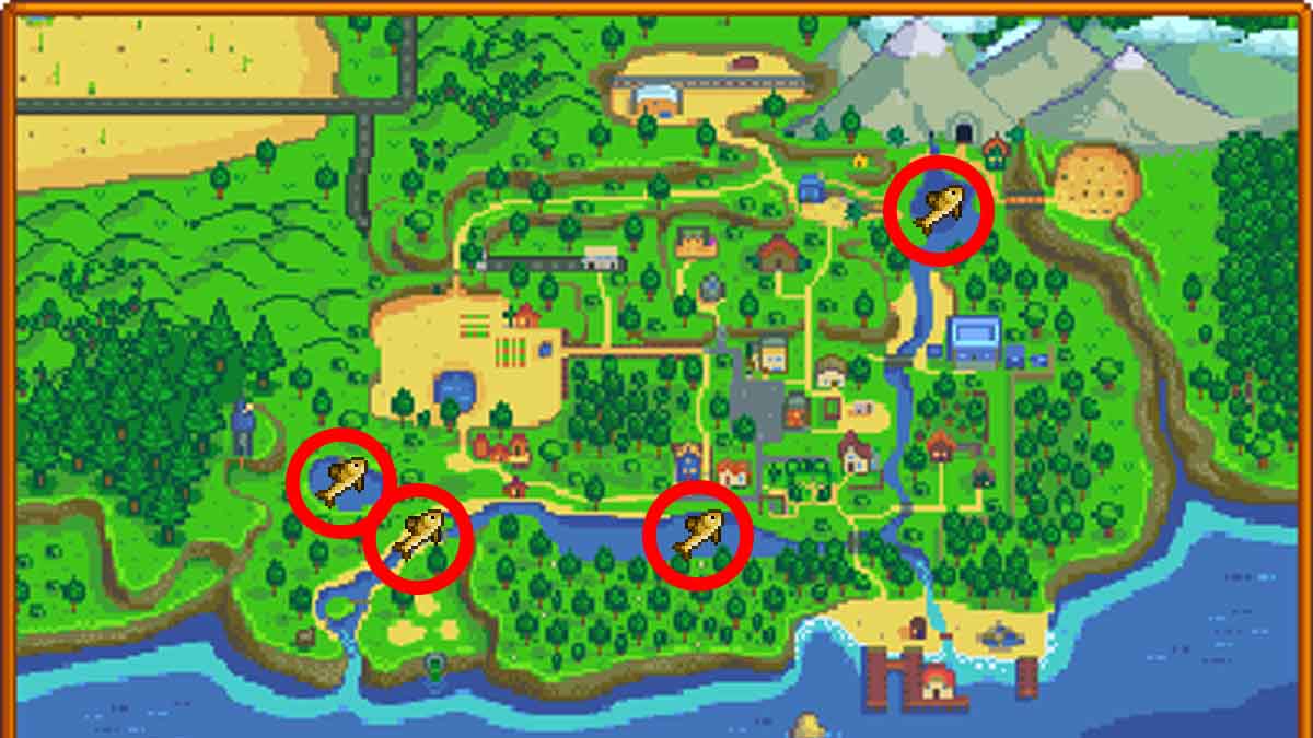 Where to catch Perch in Stardew Valley - Gamepur