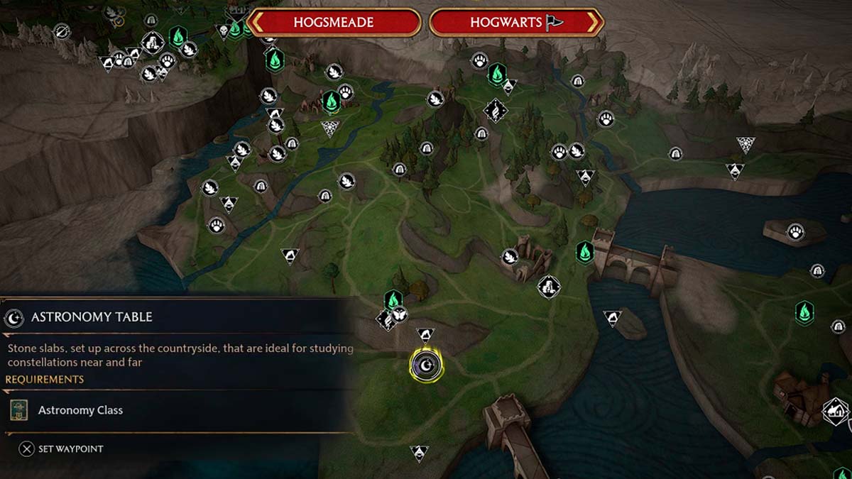 All astronomy table locations in Hogwarts Legacy - Gamepur