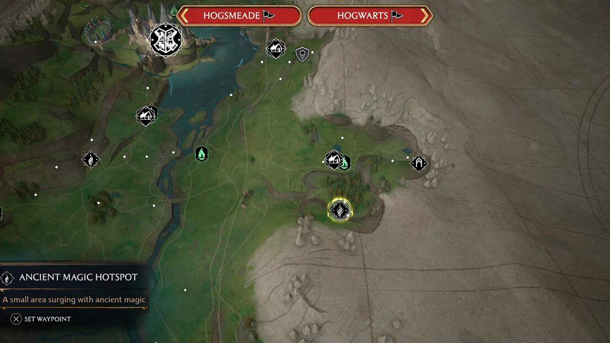 All Ancient Magic Hotspots in Hogwarts Legacy - Gamepur