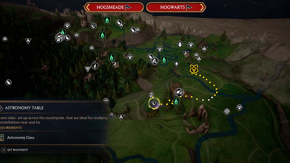 All astronomy table locations in Hogwarts Legacy - Gamepur