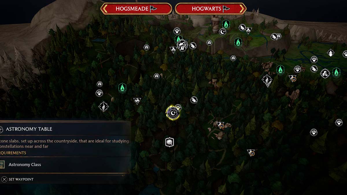 All astronomy table locations in Hogwarts Legacy - Gamepur