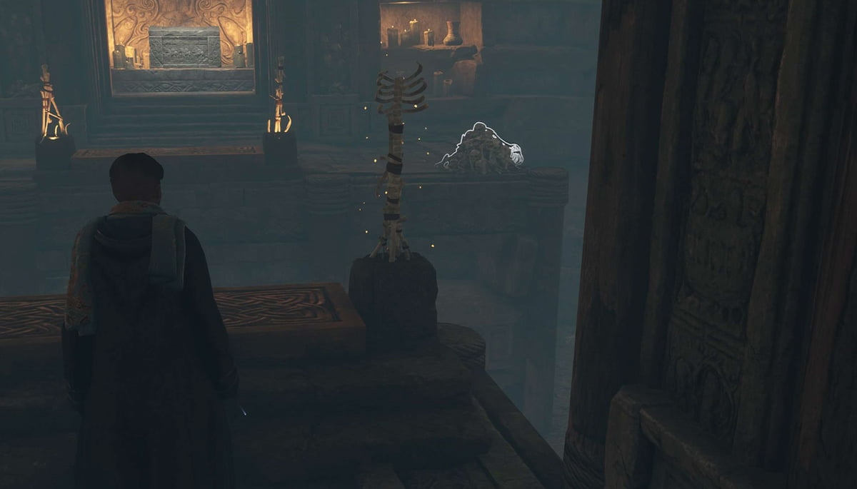 How to solve skeleton bridge puzzles in Hogwarts Legacy - Gamepur