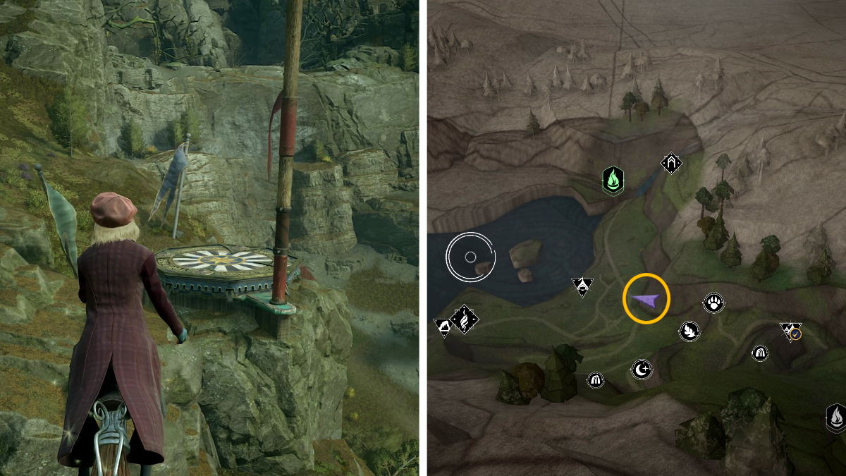 All landing platform locations in Hogwarts Legacy - Gamepur