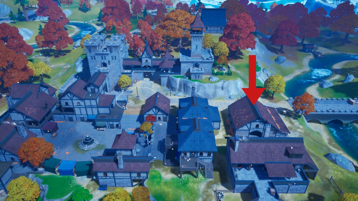 How to complete the inspect the wall beneath the eastern building Cipher quest in Fortnite ...