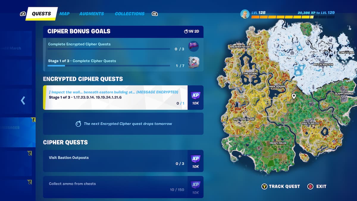 How to solve and decode encrypted Cipher quests in Fortnite - Gamepur