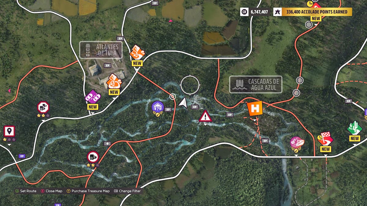 Forza Horizon 5: How to find the stone lanterns in Cascadas De Agua ...