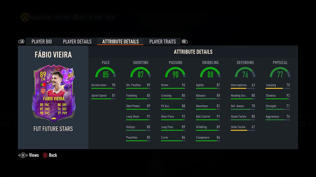 FIFA 23: How to complete Future Stars Fabio Vieira SBC - Requirements ...