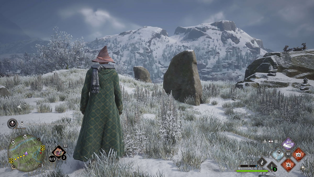 How to solve the Upper Hogsfield Merlin Trial in Hogwarts Legacy - Gamepur