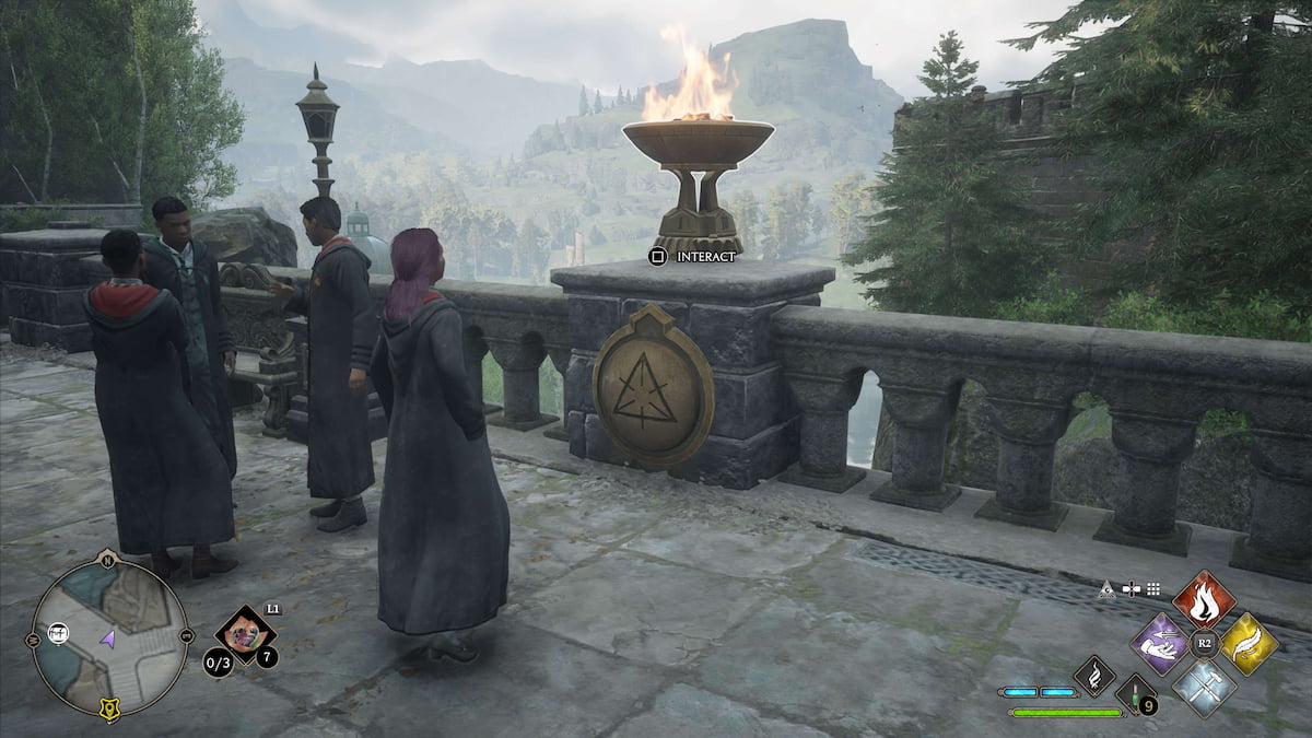 How to solve the bridge fire puzzle in Hogwarts Legacy - Gamepur