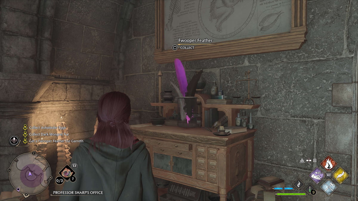Should you get Garreth Weasley the Fwooper Feather in Hogwarts Legacy ...