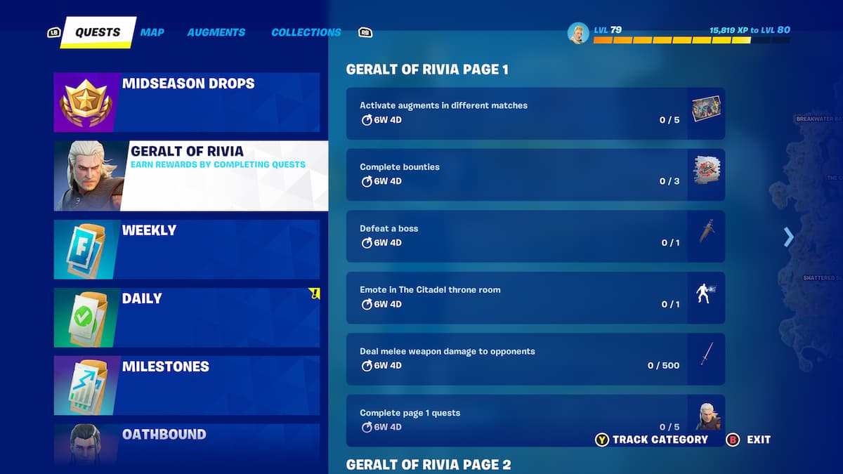 How to get The Witcher Geralt of Rivia skin in Fortnite Chapter 4 ...