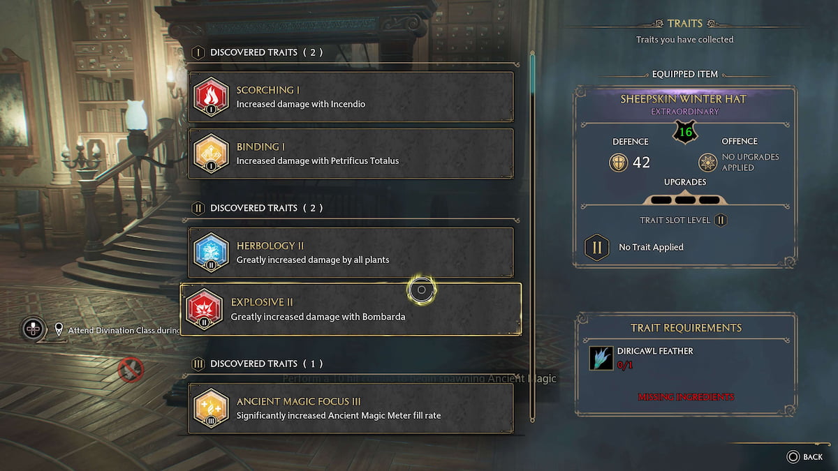 How to upgrade gear and give them traits in Hogwarts Legacy - Gamepur