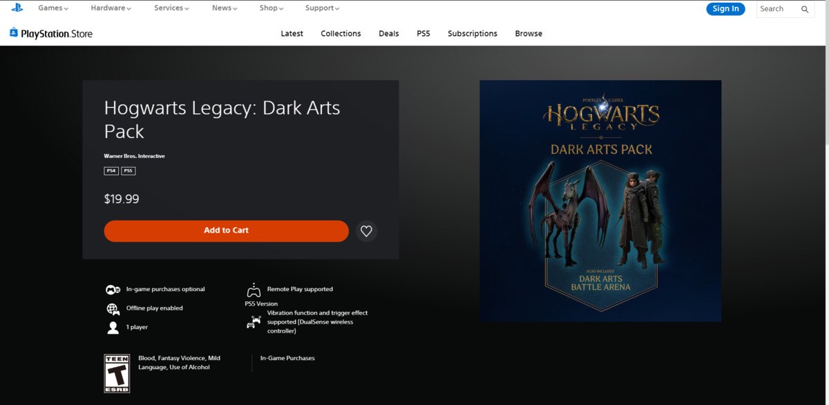 Can you still get the Dark Arts Pack for Hogwarts Legacy? - Gamepur
