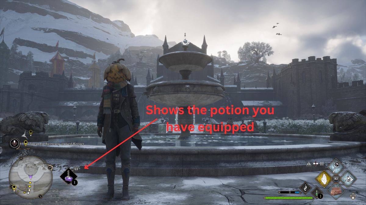 How to drink potions in Hogwarts Legacy - Gamepur