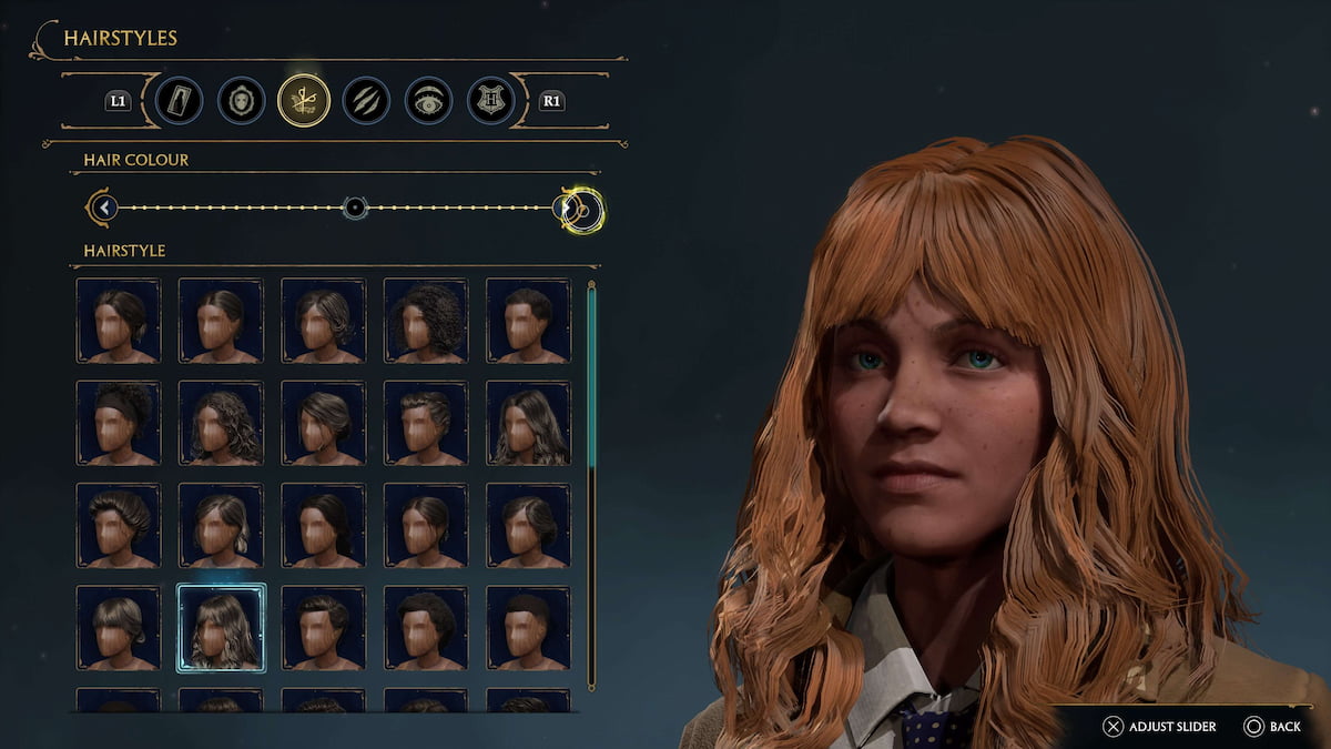All hair color options in Hogwarts Legacy - Gamepur