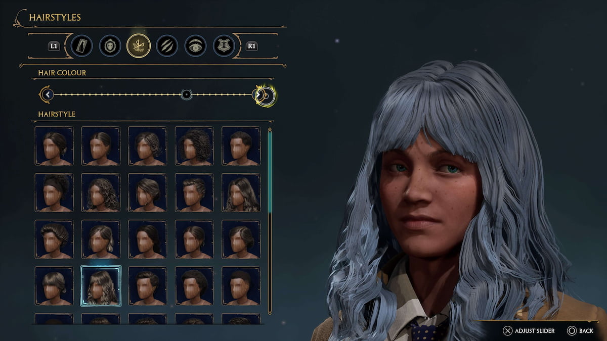 All hair color options in Hogwarts Legacy - Gamepur
