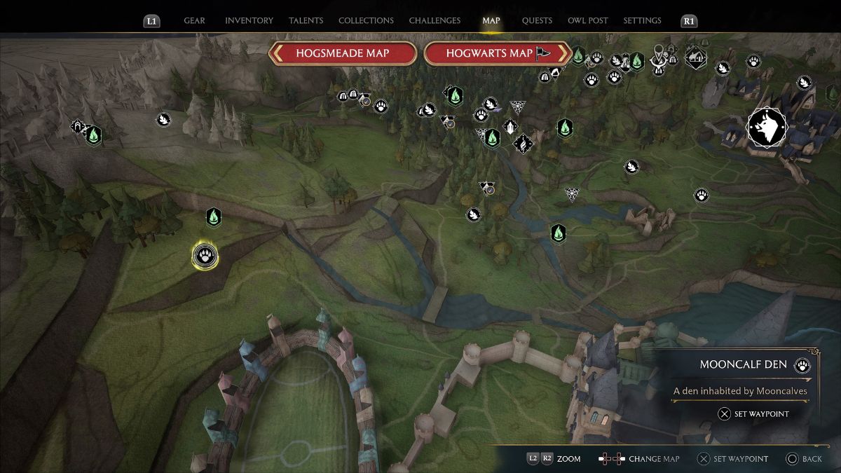 Where to find Mooncalfs in Hogwarts Legacy - Gamepur