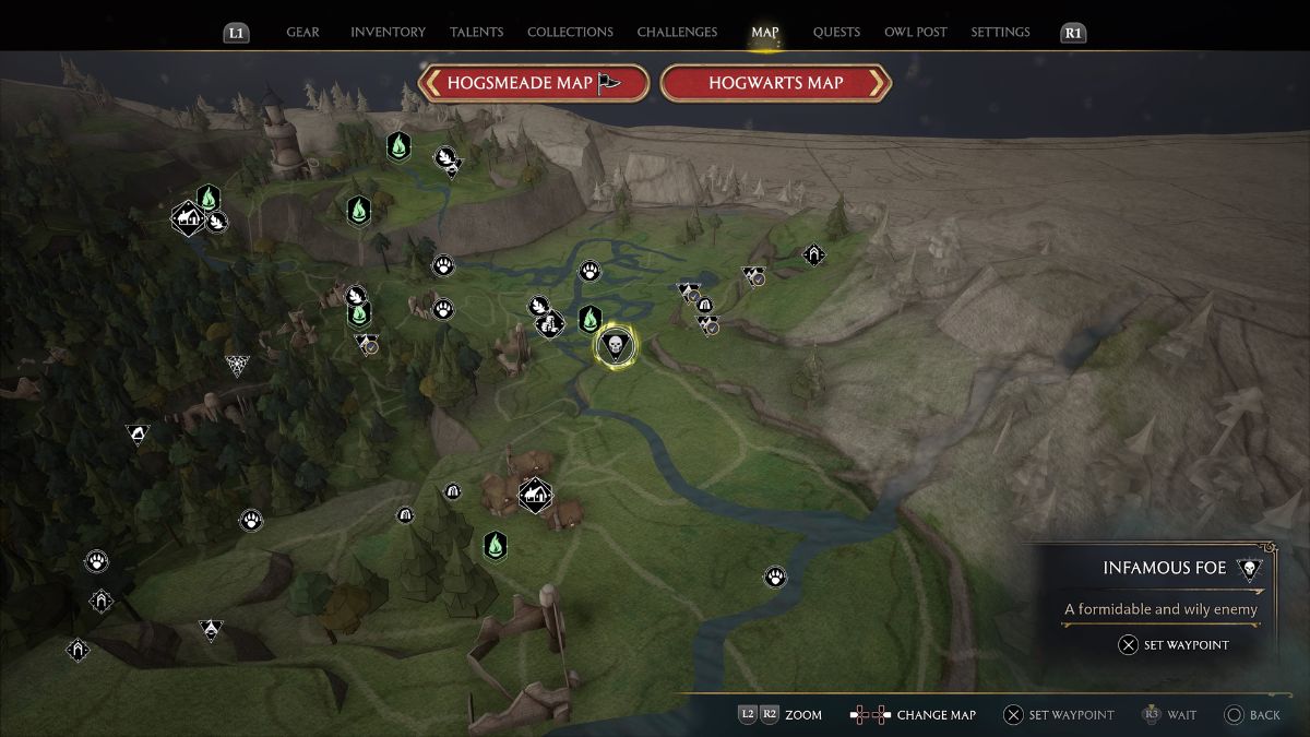How to find all the Hogsmeade Valley Infamous Foes in Hogwarts Legacy ...
