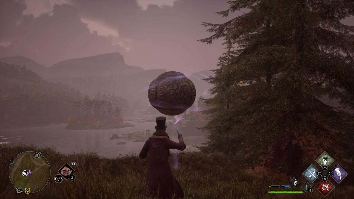 How to solve the Merlin Trial south of Hogwarts in Hogwarts Legacy ...