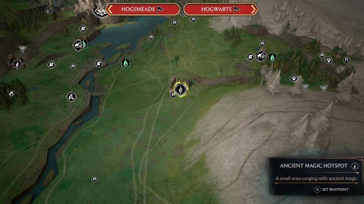 All Ancient Magic Hotspots in Hogwarts Legacy - Gamepur