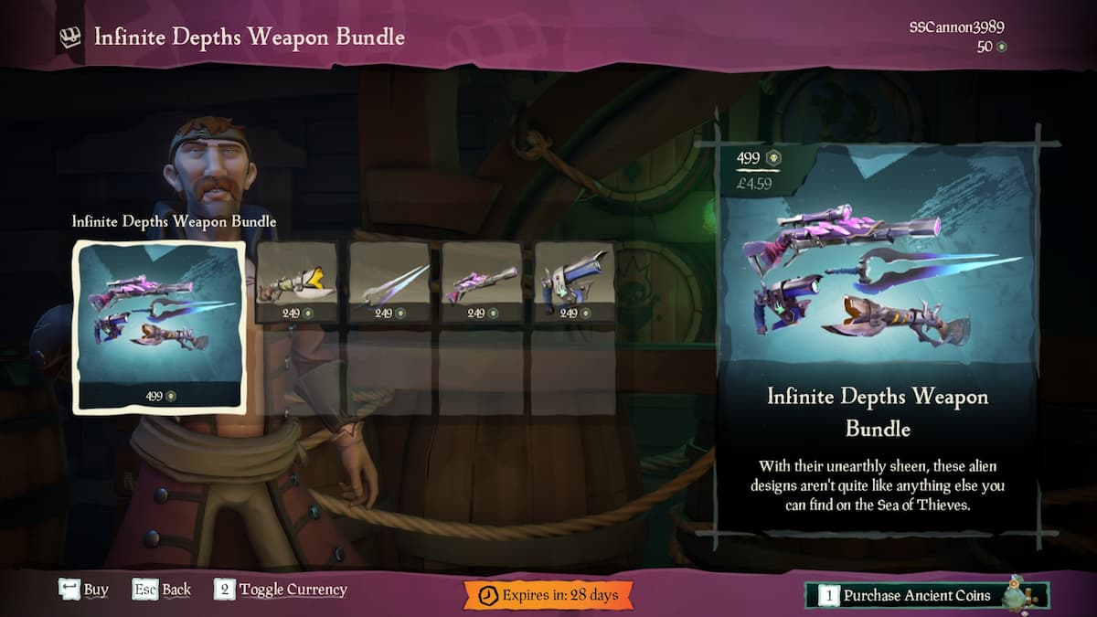 How to get the Halo Infinite Depths cosmetics in Sea of Thieves - Gamepur