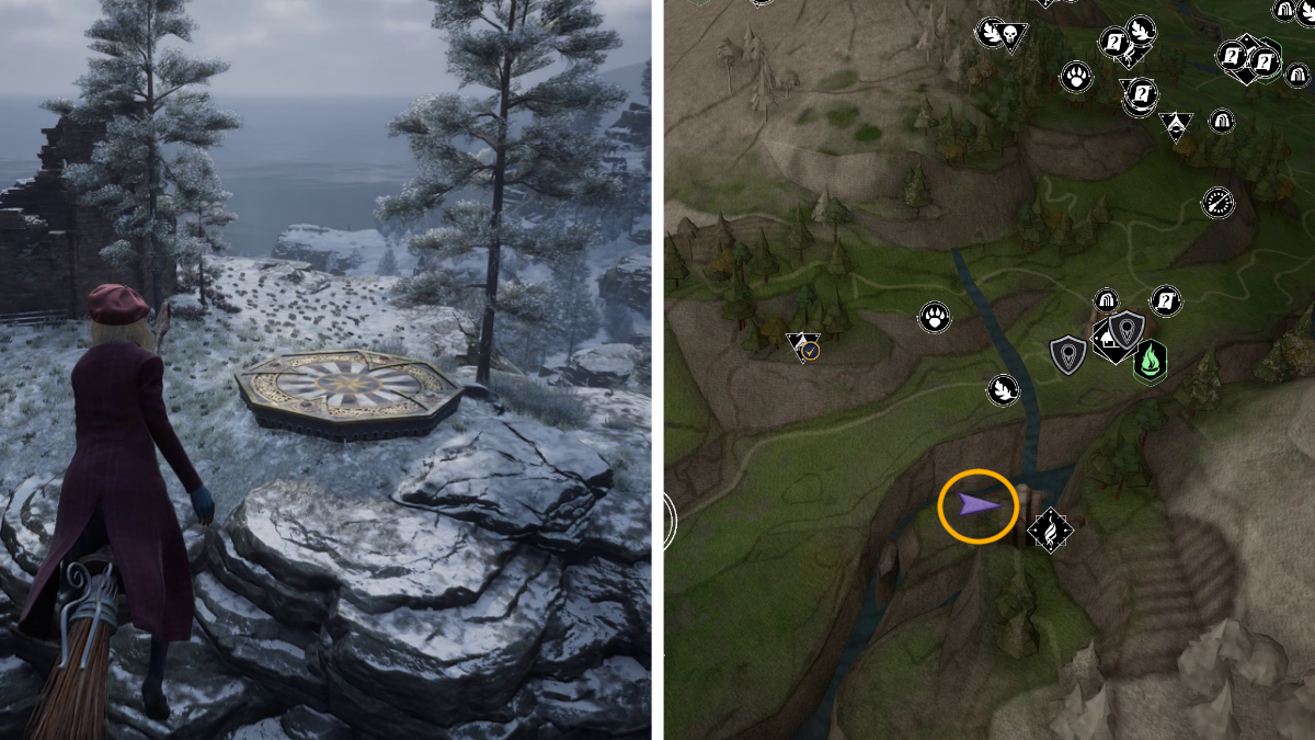 All landing platform locations in Hogwarts Legacy - Gamepur