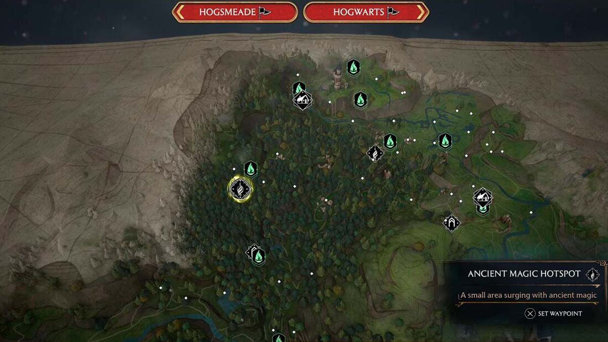 All Ancient Magic Hotspots in Hogwarts Legacy - Gamepur