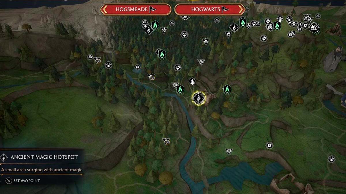 All Ancient Magic Hotspots in Hogwarts Legacy - Gamepur