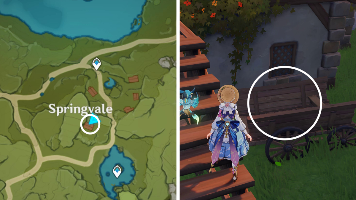 How to find the Gift at the Southernmost Tip of Springvale in Genshin ...