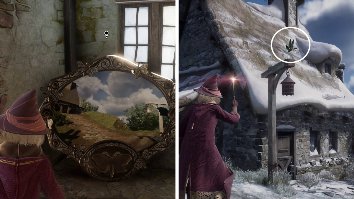 All Moth mirror locations in Hogwarts Legacy - Gamepur