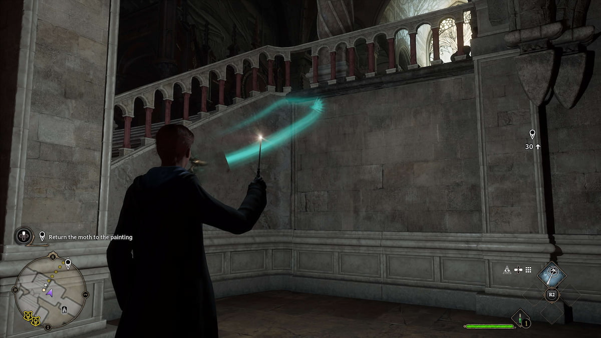 How to complete Like a Moth to a Frame in Hogwarts Legacy - Gamepur
