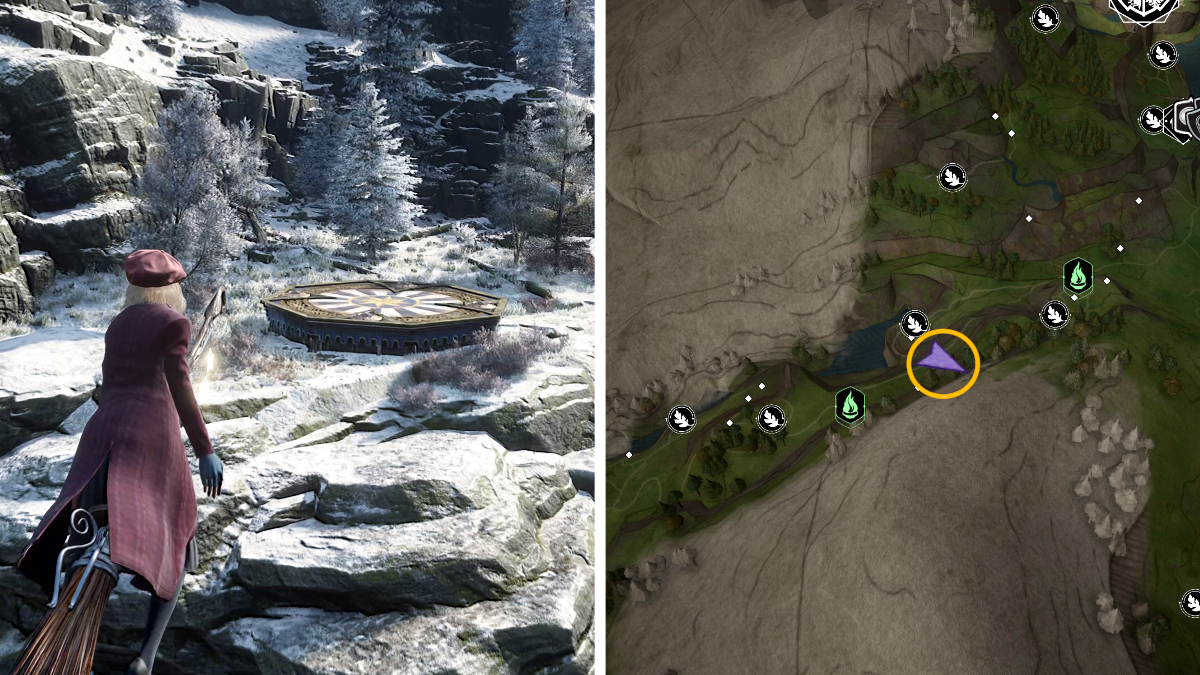 All landing platform locations in Hogwarts Legacy - Gamepur