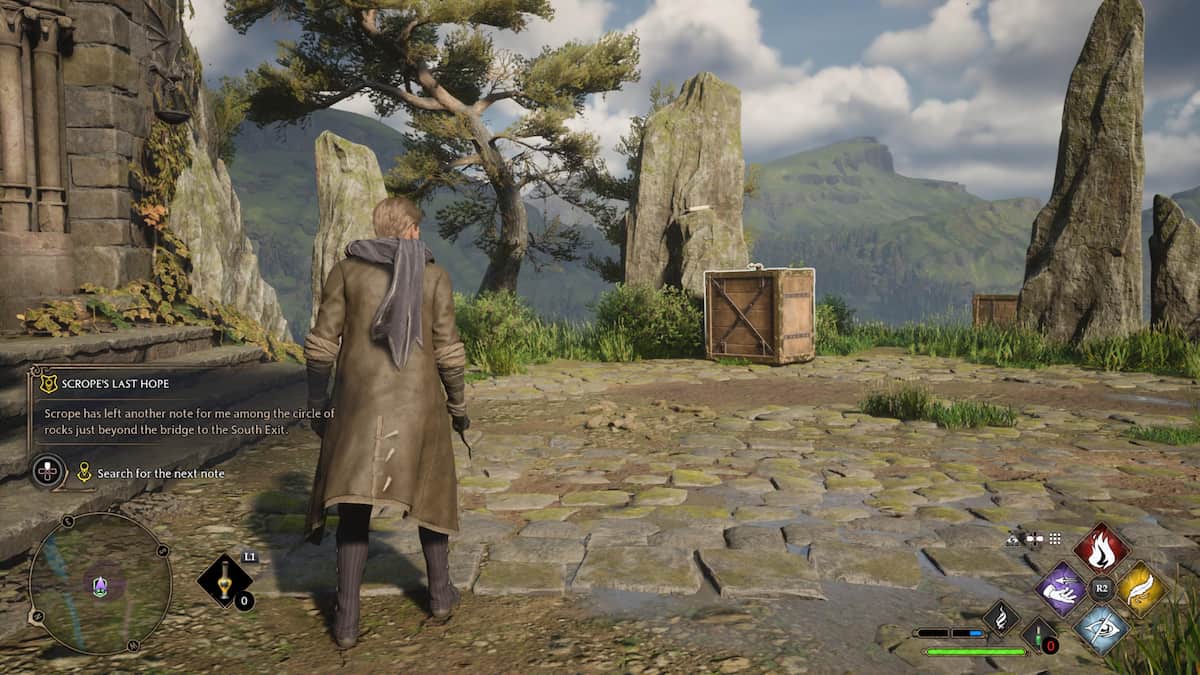 How to complete Scrope's Last Hope and find his notes in Hogwarts ...