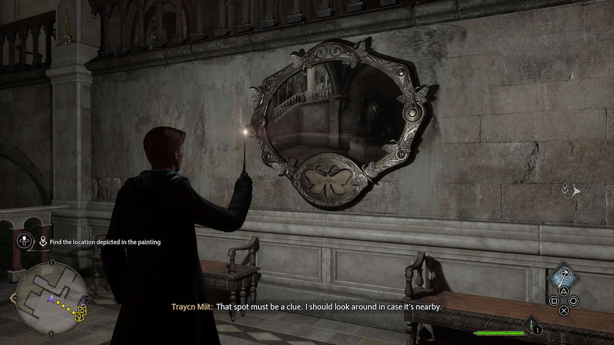 How to complete Like a Moth to a Frame in Hogwarts Legacy - Gamepur