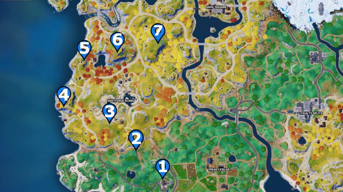 How to find all Axion Sentinel Level Up Quest Pack Tokens in Fortnite ...