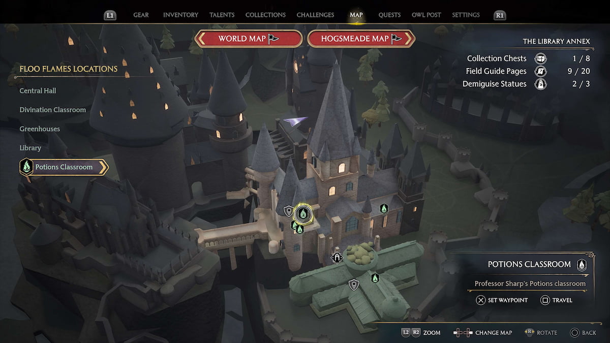 Where to find the Potions Classroom in Hogwarts Legacy | Potions Class Location - Gamepur
