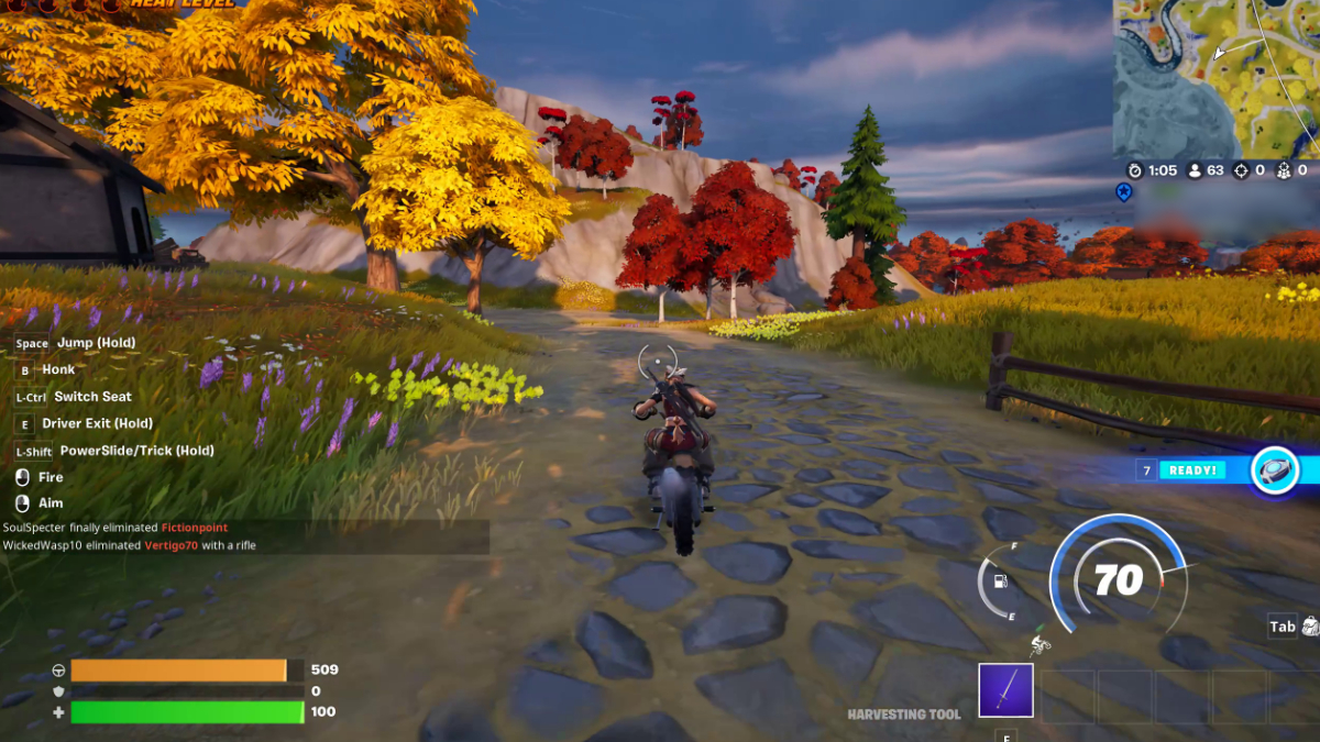 How to reach a speed of 70 mph in Fortnite - Gamepur