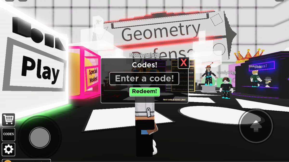 Roblox Geometry Defense codes - Gamepur