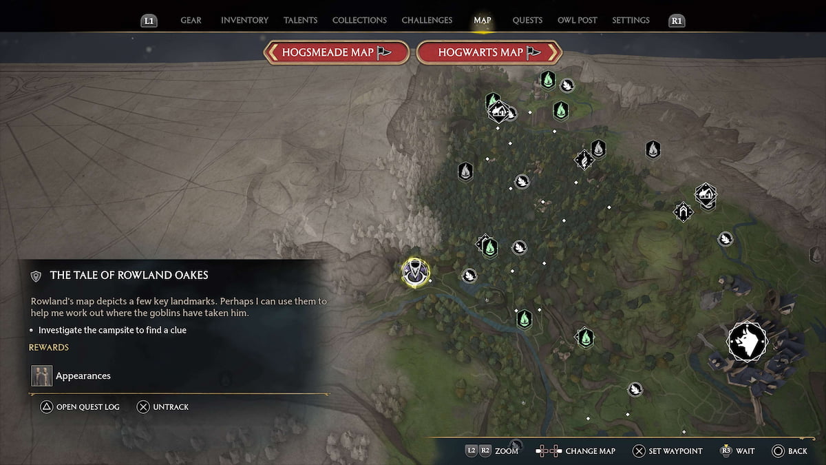 How to complete The Tale of Rowland Oakes in Hogwarts Legacy - Gamepur