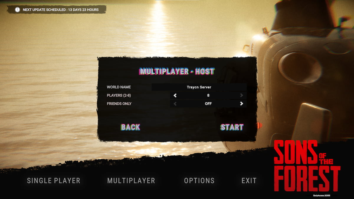 How to start a multiplayer game in Sons of the Forest - Gamepur