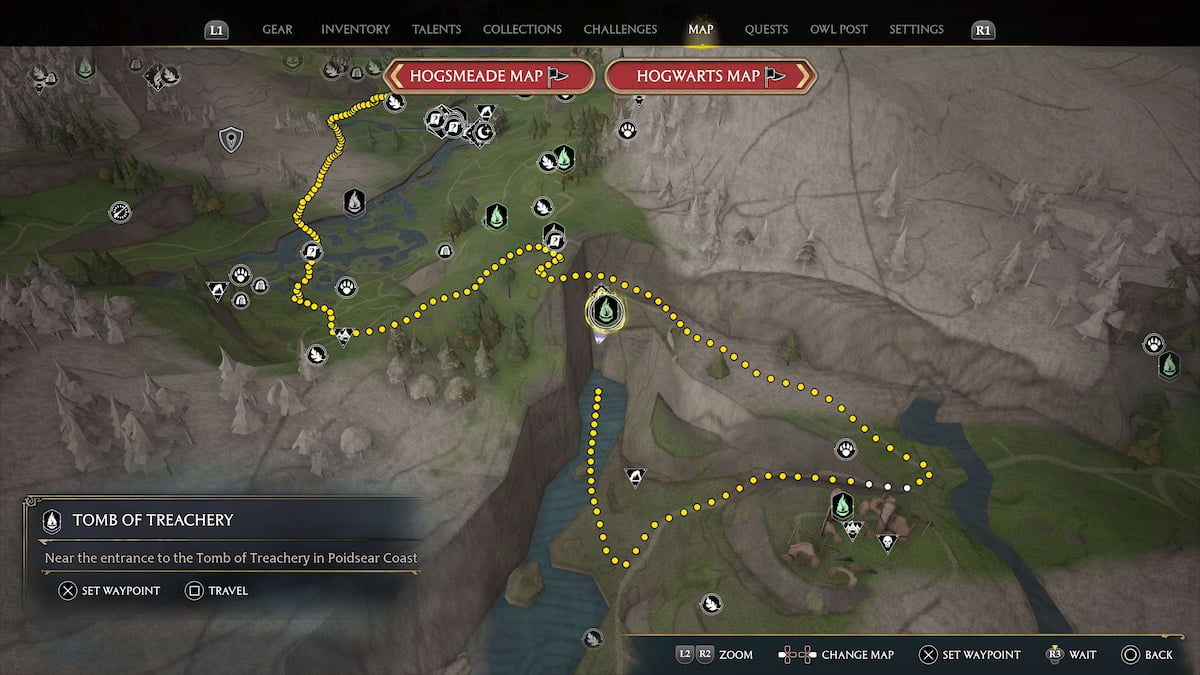 How to find the Coastal Cavern Collection Chest in Hogwarts Legacy ...