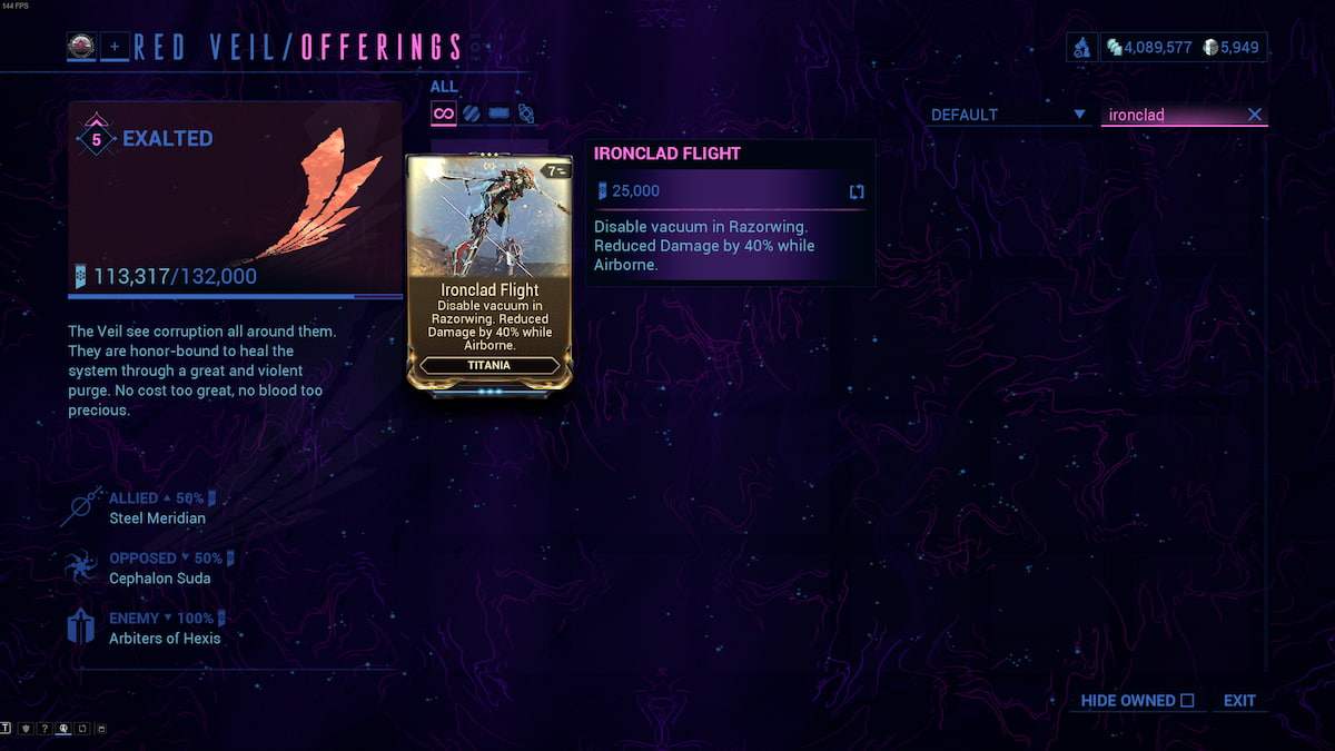 How the Ironclad Flight mod works in Warframe - Gamepur