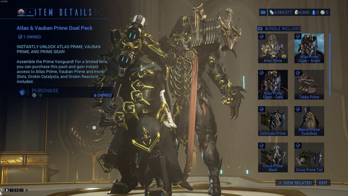 This month's Prime Resurgence in Warframe – featured Frames, weapons ...