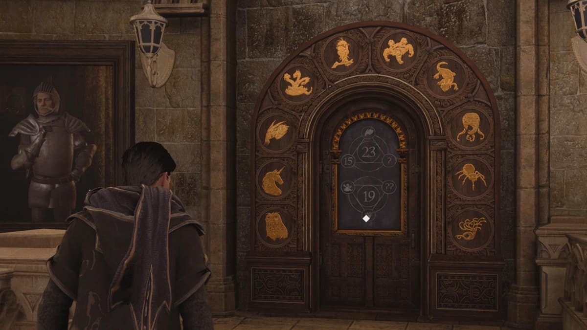 Hogwarts Legacy roll door puzzle solution — How to open animal symbol doors - Gamepur