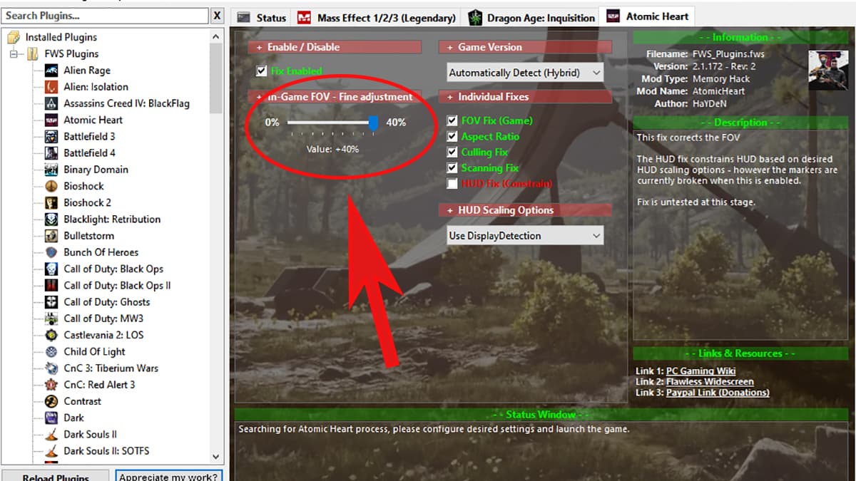 How to set up Flawless Widescreen in Atomic Heart - Gamepur