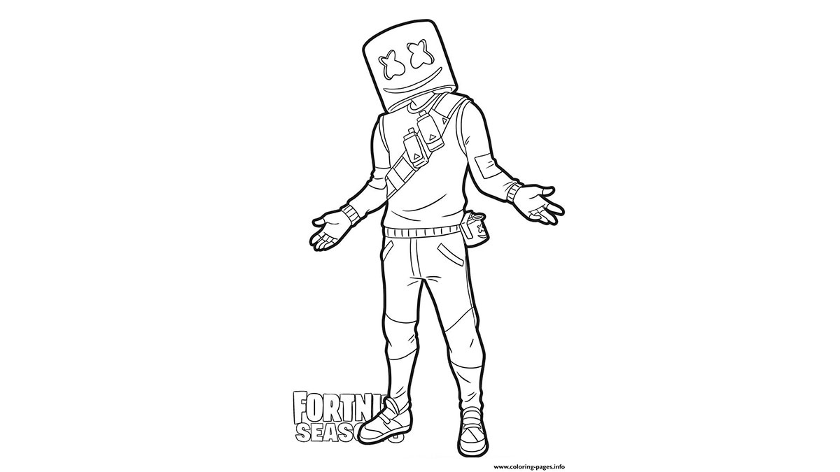 The 10 best Fortnite coloring pages - Gamepur