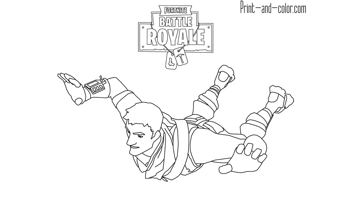 The 10 best Fortnite coloring pages - Gamepur