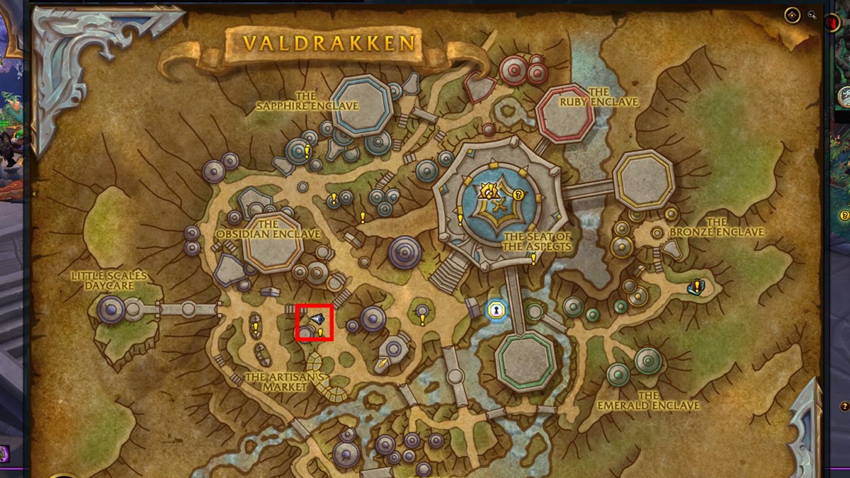 How to find the Artisan's Mettle vendor in World of Warcraft ...